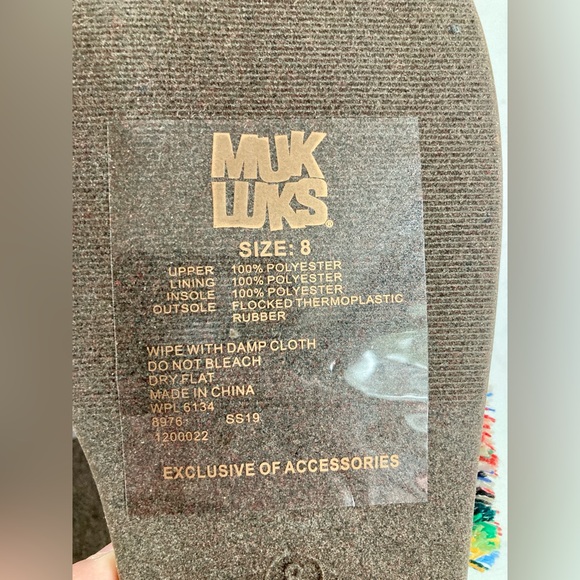 Muk Luks | Shoes | Mukluks Nwt Womens Rainbow Pom Pom Fringe Maryanne ...